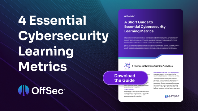 A Short Guide to Essential Cybersecurity Learning Metrics